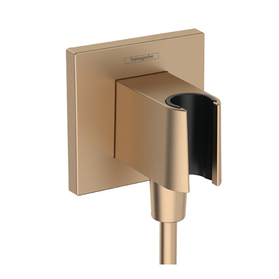 フィックスフィット ホルダー付シャワー取出口 E (逆止弁付) カラー：ブラッシュドブロンズ