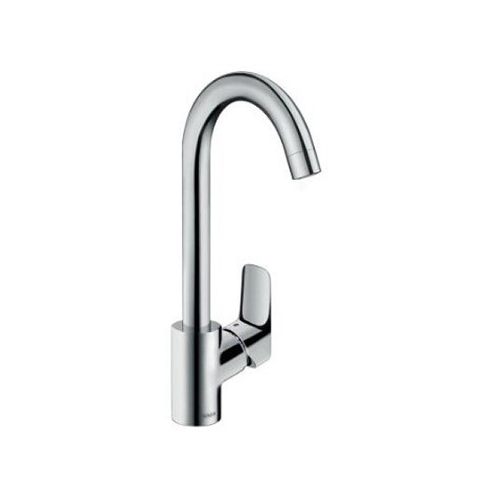 Logis M31 ロギス M31 シングルレバーキッチン混合水栓 ハイスパウト 260 泡沫吐水 回転範囲110°、150°、360° カラー：クロム