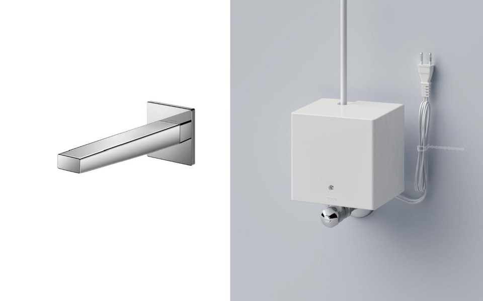 TLE25SP1W　コンテンポラリタイプ(角・壁付)　壁付自動水栓(単水栓・発電タイプ)※画像はイメージ画像となります。ご注文の際は必ずメーカーHP等で、型番、色、寸法、製品の仕様・規格等お確かめの上ご注文ください。※商品の掲載には細心の注...