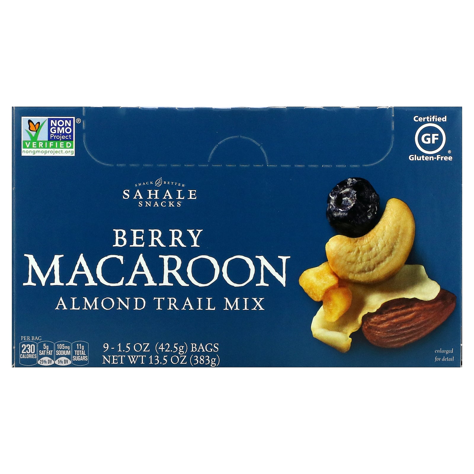 製品仕様 商品名 Sahale Snacks ベリー マカロン アーモンド トレイルミックス 【 iHerb アイハーブ 公式 】 サハレスナック ミックスナッツ ナッツ ドライフルーツ 個包装 9個 各42.5g 商品説明 - 名称 ミッ...