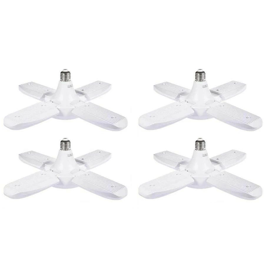LEDガレージライト LEDペンダントライト 4個セット 60W 6000LM E26口金 シーリングライト5灯式 スーパールミネ 角度調節可能LEDガレージライト LEDペンダントライト 4個セット 60W 6000LM E26口金 シー...