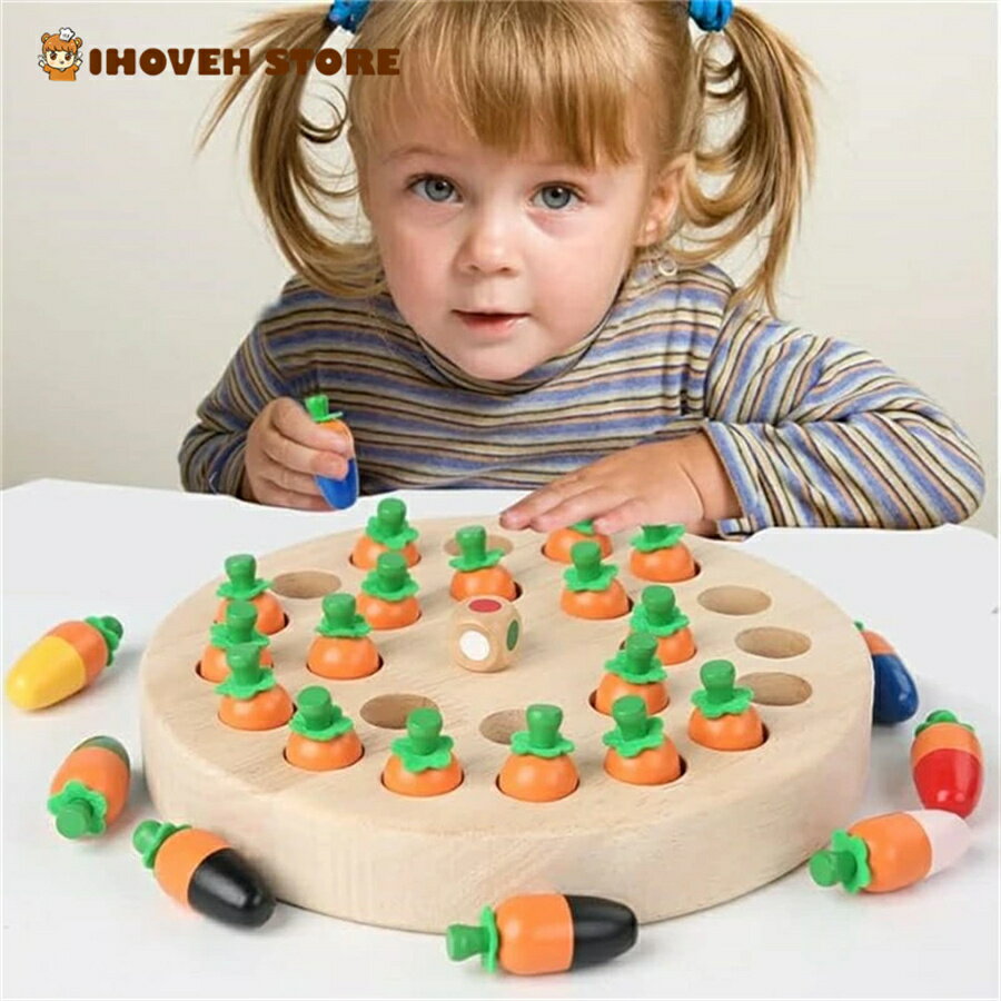 ゲームボードとキノコの形をしたピースは、丈夫で環境に優しい木材で作られており、お子様に長く楽しんでいただけます。 明るい色：子供の視覚刺激を与え、色の認識と記憶を深めます。 当記憶ゲームには、6つの異なる色で形作られた18個の木製のキノコ型...