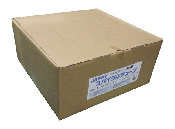 ●材質：ポリエチレン ●色：ナチュラル（黒） ●最大結束内径：φ25mm ●内径：φ8.0mm ●外径：φ9.4mm ●ピッチ：12mm ●使用周囲温度：40℃〜60℃ ●電線などの配線に巻きつけて結束保護にご使用いただけます ●束線の湾曲...