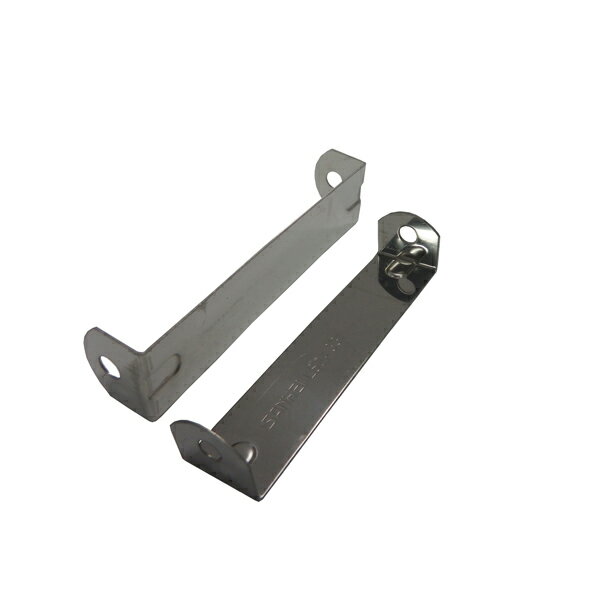 ●材質：ステンレス（SUS304） ●全長：85mm ●幅：20mm ●ビス穴径：5.5φmm ●質量：10.4g ●1本止めケーブル外径：34.0φmm ●使用温度範囲：-50〜200℃ ●電線管およびケーブル等の固定にご使用いただけます...