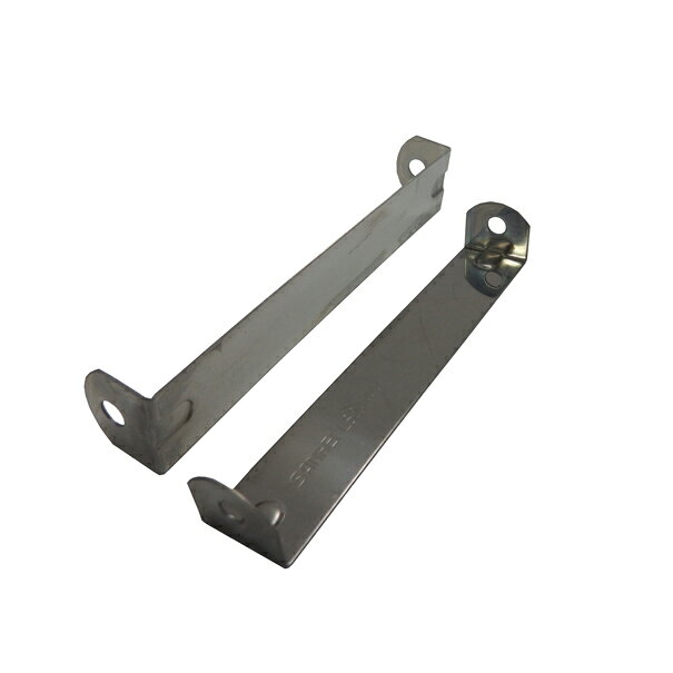 ●材質：ステンレス（SUS304） ●全長：112mm ●幅：20mm ●ビス穴径：5.5φmm ●質量：13.1g ●1本止めケーブル外径：44.5φmm ●使用温度範囲：-50〜200℃ ●電線管およびケーブル等の固定にご使用いただけま...