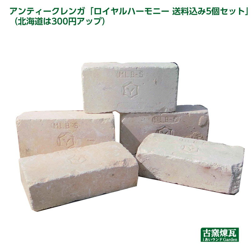 現在の在庫品はすべて「YMT」の刻印入りです。 敷き煉瓦やレンガのお庭に明るい色合いのビンテージレンガ サイズ/1個：横23×巾11.5×厚み6.5cm 重量/1個：約4.2kg※5個セット（送料込み） 耐火煉瓦の中では、珍しいホワイト系の...