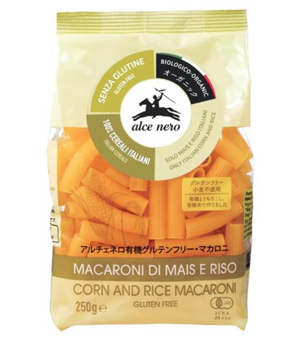 アルチェネロ 有機グルテンフリー マカロニ 250g イタリア産有機とうもろこしと有機米でつくった小麦不使用(グルテンフリー)のマカロニです。 輸入元:日仏貿易 内容量:250g アルチェネロは、ヨーロッパでも屈指のオーガニック・ブランドで...