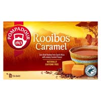 ポンパドール ルイボスティー キャラメル 20TB キャラメルのクリーミーでまろやかな香りが、渋みがなくすっきりとした味わいのルイボスティーによく合います。 輸入元:日本緑茶センター 内容量:35g(1.75g×20ティーバック) キャラメ...