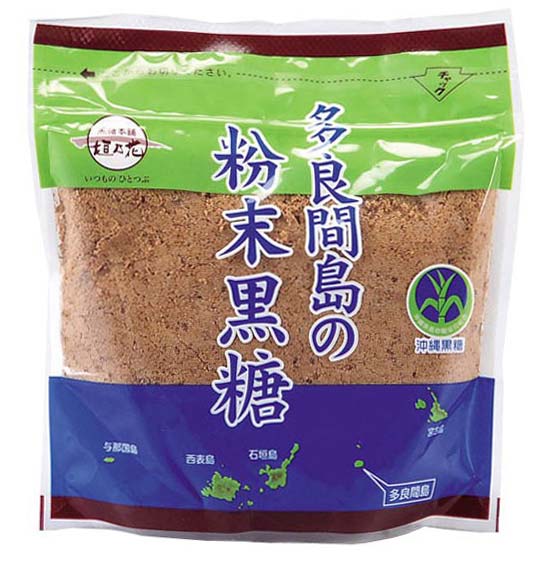 多良間島の粉末黒糖 200g 沖縄多良間島で栽培されたサトウキビからつくられた黒糖粉末。お料理やお菓子作りなどに。 発売元:黒糖本舗垣乃花 内容量:200g 保存にも便利なジッパー付のパッケージ入り。 「多良間島の粉末黒糖 200g」は、沖...