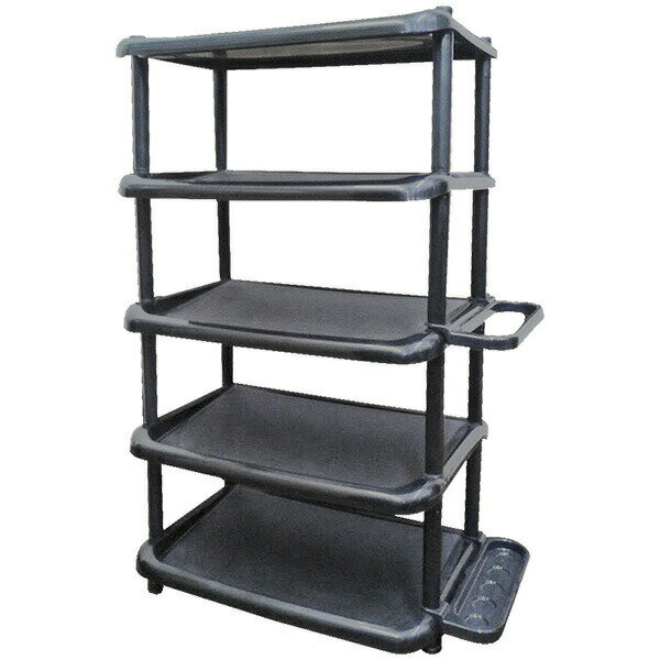 玄関すっきり、容量たっぷりワイドサイズの靴棚大容量でたっぷり収納できる5段タイプのシューズラック。大家族や靴を何足もお持ちのご家庭に。靴と傘が一緒に収納できて便利です。靴ベラや洋服ブラシがかけられるフック付。水受け皿は取り外しておそうじでき...