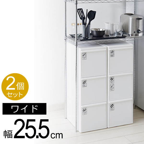 キッチンのゴミ分別が、すっきりコンパクトに！キッチンのゴミをスッキリひとまとめにできる、プラスチック製の分別ごみ箱2個セット。引き出し式引き出しタイプのスリムな設計で場所を取らずに省スペースに設置できます。引き出しは使用時の抜け落ちを防ぐス...