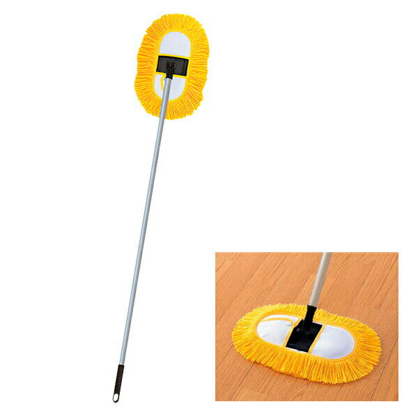 広い面のフロア掃除に！モップ良質な着塵剤を塗布した化学モップです。吸着力があり軽く拭くだけでホコリが取れます。フローリング、Pタイル、クッションフロアなどにお使いになれます。店舗などにも拭き幅が37cmと大きいので、広い床も一気にお掃除でき...
