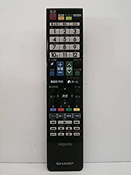 【中古】シャープ（SHARP)液晶テレビ 純正リモコン GB080WJSA(0106380437)【メーカー名】【メーカー型番】【ブランド名】シャープ(SHARP)【商品説明】シャープ（SHARP)液晶テレビ 純正リモコン GB080WJS...