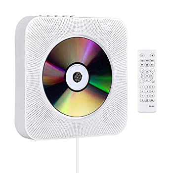 【中古-非常に良い】CDプレーヤー 置き＆壁掛け式 1台多役 プルスイッチ式 Gueray Blue4.2 USB対応 microSD LEDディスプレイ 新バージョンのリモコン付き 音楽再生/当店取り扱いの中古品についてこちらの商品は中古...