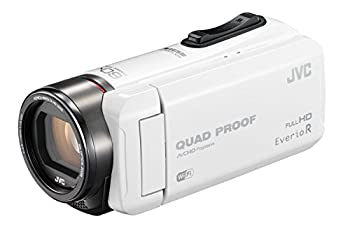 【中古-非常に良い】JVC ビデオカメラ Everio R 防水5m 防塵仕様 Wi-Fi対応 内蔵メモリー64GB ホワイト GZ-RX600-W当店取り扱いの中古品についてこちらの商品は中古品となっております。 付属品の有無については入...