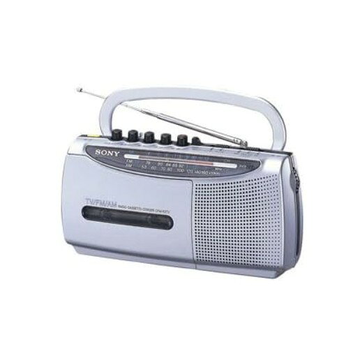 【中古】SONY モノラルラジカセ CFM-E3TV-S　【】当店取り扱いの中古品についてこちらの商品は中古品となっております。 付属品の有無については入荷の度異なり、商品タイトルに付属品についての記載がない場合もございますので、ご不明な場...