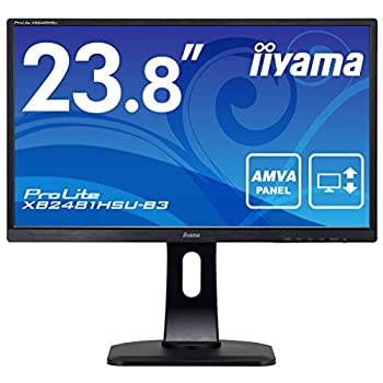 【中古】iiyama モニター ディスプレイ XB2481HSU-B3 (23.8インチ/フルHD/AMVA/HDMI,D-sub,DisplayPort/昇降/ピボット/3年保証)当店取り扱いの中古品についてこちらの商品は中古品となってお...