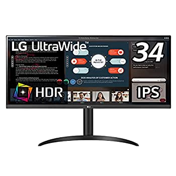【中古】(非常に良い)LG モニター ディスプレイ 34WP550-B 34インチ/21:9 ウルトラワイド(2560×1080)/HDR/IPS 非光沢/FreeSync/75Hz/HDMI×2/高さ調節/【メーカー名】【メーカー型番】【...