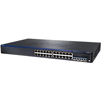 【中古】Juniper EX2200-24T-4G Layer 3 Switch - 24 Ports - Manageable - 24 x RJ-45 - 4 x Expansion Slots - 10/100/1000Base-T【...