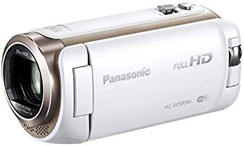 【状態　非常に良い】(中古品)パナソニック HDビデオカメラ W580M 32GB サブカメラ搭載 高倍率90倍ズーム ホワイト HC-W580M-W【メーカー名】パナソニック【メーカー型番】HC-W580M-W【ブランド名】パナソニック(...