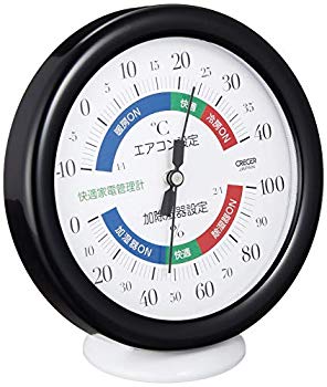 【状態　非常に良い】(中古品)オーム電機(Ohm Electric) 温湿度計(快適家電管理表示) ブラック TR-130K【メーカー名】CRECER (クレセル)【メーカー型番】TR-130K【ブランド名】クレセル(Crecer)【商品説...
