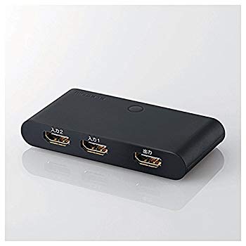 (中古品)エレコム HDMI切替機【2入力：1出力】ELECOM DH-SW21BK【メーカー名】エレコム【メーカー型番】DH-SW21BK【ブランド名】ELECOM(エレコム)【商品説明】エレコム HDMI切替機【2入力：1出力】ELEC...
