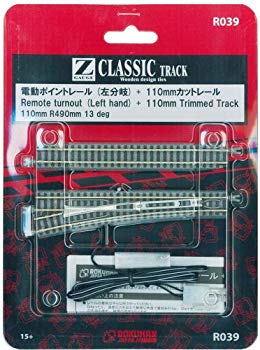 (中古品)ロクハン Zゲージ R039 110mmポイントレール 左分岐1本入り (110mmカット済みレール1本付)【メーカー名】ロクハン(Rokuhan)【メーカー型番】R039【ブランド名】ロクハン(Rokuhan)【商品説明】ロクハ...