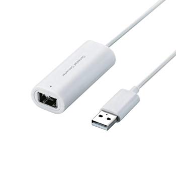 【状態　非常に良い】(中古品)エレコム ゲームパッドコンバータ USB接続 Wii クラシックコントローラ対応 1ポート ホワイト JC-W01UWH【ドラゴンクエストX 動作確認済】【メーカー名】エレコム【メーカー型番】JC-W01UWH...