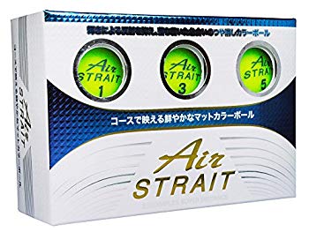 【状態　非常に良い】LEZAX(レザックス) ゴルフボール Air STRAIT マットカラーボール 6個入り 当店では初期不良に限り、商品到着から7日間は返品を 受付けております。品切れの場合は2週間程度でお届け致します。ご注文からお届け...