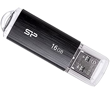 【中古】シリコンパワー USBメモリ 16GB USB2.0 キャップ式 Ultima U02シリーズ ブラック SP016GBUF2U02V1K【ジャンル】USBメモリ・フラッシュドライブ【Brand】SP Silicon Power【C...
