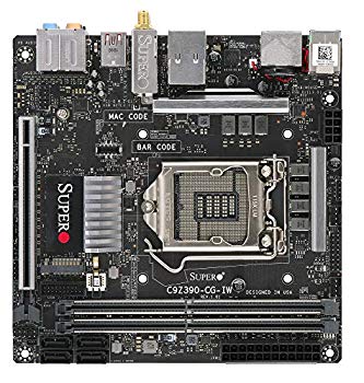 【状態　非常に良い】(中古品)SuperO C9Z390-CG-IW Mini-ITX ゲーミングマザーボード [Intel Z390チップセット搭載] MB4627 MBD-C9Z390-CG-IW-O【メーカー名】Supermicro【...