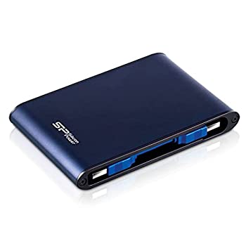 【状態　非常に良い】【中古】シリコンパワー ポータブルHDD 2TB 2.5インチ USB3.0/2.0対応 耐衝撃 防水 Armor A80 SP020TBPHDA80S3B【ジャンル】外付ハードディスクドライブ【Brand】SP Sil...
