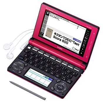 (中古品)カシオ EX-word 電子辞書 ビジネスパーソンモデル ビビッドピンク 150コンテンツ 2000小説 2000クラシック名曲フレーズ収録 ツインカラー液晶 EX-VOICE機能 タフパワー設計 堅牢ボディTAFCOT XD-D...
