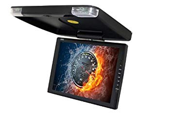 (中古品)Absolute DFL-1100IRB 11-Inch Flip Down Monitor with DVD Player,Wireless Game Control SD/USB Ready (Black) by Absolu...