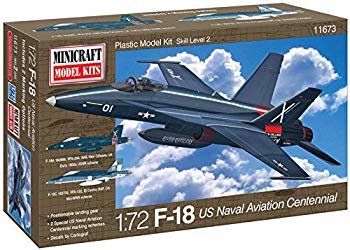 【状態　非常に良い】(中古品)ミニクラフト 1/72 F-18 アメリカ海軍航空100周年記念カラー プラモデル【メーカー名】ミニクラフト【メーカー型番】11673【ブランド名】ミニクラフト【商品説明】ミニクラフト 1/72 F-18 アメ...