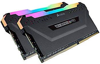 (中古品)CORSAIR DDR4-4266MHz デスクトップPC用 メモリモジュール VENGEANCE RGB PRO シリーズ 16GB [8GB×2枚] CMW16GX4M2K4266C19【メーカー名】Corsair【メーカー型...