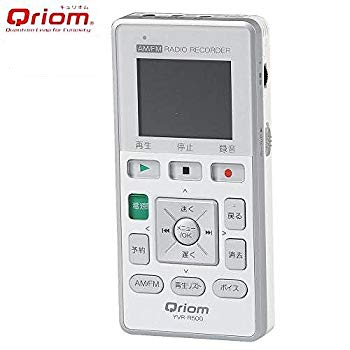 【状態　非常に良い】【中古品】Qriom キュリオム ラジオボイスレコーダー ホワイトYVR-R500(W)【メーカー名】【メーカー型番】【ブランド名】Qriom【商品説明】Qriom キュリオム ラジオボイスレコーダー ホワイトYVR-R...