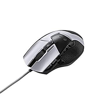 【状態　非常に良い】【中古】エレコム ゲーミングマウス 13ボタン プログラム可能 RGB対応 ハードウェアマクロ搭載 DPI調整(100~16000) 重量バランス調整可能 セラミックソール ホワイト M-G02URWH【ジャンル】ゲーミ...