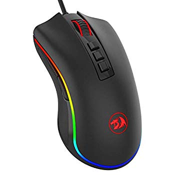 【状態　非常に良い】(中古品)Redragon M711 ゲーミングマウス 7つのプログラム可能なボタン カスタマイズ・マクロ設定可能 プロゲーマー用 有線 USB マウス 光学式 5段階DPI DPI100~10000調整可能 ブラック【...