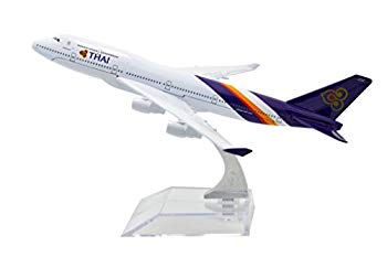 【状態　非常に良い】(中古品)TANG DYNASTY 1/400 16cm タイ国際航空 Thai Airways ボーイング B747 高品質合金飛行機プレーン模型　おもちゃ【メーカー名】China Tang Dynasty Inter...