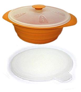 【状態　非常に良い】(中古品)シリコン折りたたみキャセロール オレンジ【メーカー名】EuroKitchen 河西【メーカー型番】【ブランド名】EuroKitchen 河西【商品説明】シリコン折りたたみキャセロール オレンジ外寸 :260×2...