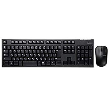 【状態　非常に良い】(中古品)エレコム 無線2.4GHzフルキーボード/108キー/L/マウス付/ブラック【メーカー名】エレコム【メーカー型番】TK-FDM063BK【ブランド名】エレコム【商品説明】エレコム 無線2.4GHzフルキーボード...