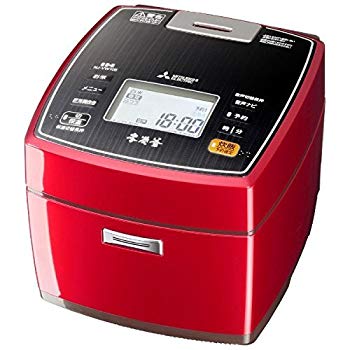【状態　非常に良い】(中古品)三菱電機 IHジャー炊飯器 本炭釜 5.5合炊き ルビーレッド NJ-VW106-R【メーカー名】三菱電機(MITSUBISHI ELECTRIC)【メーカー型番】NJ-VW106-R【ブランド名】三菱電機(M...