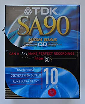 (中古品)TDK sa90?High Bias CDスーパーAvilynタイプIIオーディオカセットテープ???10個パック【メーカー名】TDK Media【メーカー型番】SA-90S10【ブランド名】TDK【商品説明】TDK sa90?H...