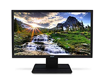 【状態　非常に良い】(中古品)Acer V206HQL - LED monitor - 20 ( 19.5 viewable ) - 1600 x 900 - TN - 200 cd/m2 - 5 ms - DVI, VGA - black...