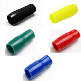 商品分類 圧着端子絶縁キャップ 特徴 絶縁性はもちろん耐油性、耐寒性 耐摩耗性に優れています。 材質 軟質塩化ビニール 定格電圧 600V 適用電線 5.5mm2 識別色の種類 赤、白、青、黒、黄、緑からご選定ください。 注）写真はサンプル...