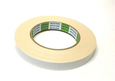 【メーカー】：日東電工 【特長】： 布をベースにその両面に適度な厚さの感圧性接着剤を塗布していますので、粗面への接着性、フィット性に優れています。 ●粗面への接着、カーペト、モールのなどの接着に。 ●厚み(mm)：0.55 ●色：クリーム ...