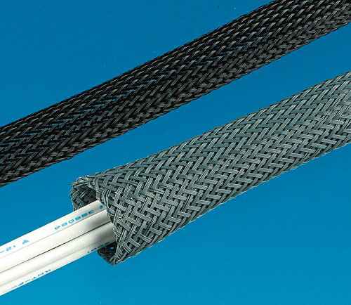 【品名】：SFチューブ 【メーカー】：品川商工 【品番】：SF-6 【特長】 ●ポリエステル径繊維で編組↓配線保護チューブ。 ●編組構造により、屈曲性、弾力性、伸縮性に優れ、圧縮すると約1.5〜4倍に広がります。 ●電子電気機器配線等の被覆...