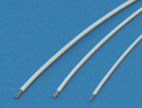 【特長】： GBは最高使用温度180℃（H種）以下での配線機器用耐熱線で、コストも安く経済的な電線です。 【製品仕様】： ●導　体：軟銅線をヨリ合せしたもの。 ●絶縁体：ガラス繊維を2重に編組し、耐熱ワニスを含浸させたものである。 ●色　別...