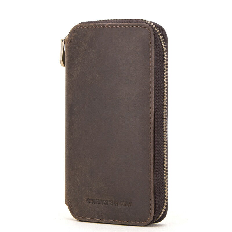 採寸は下記通りです。 【サイズ】85X150X30mm ■【仕様】 本革 ■生地備考　 　【透け感】なし　　　【生地の厚さ】普通　　　【伸縮性】なし ■生産国　　中国製 ■注意事項 ※寸法は商品を平置きにし、外側から採寸したサイズです。メジ...